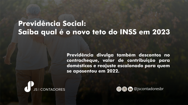 Previdência Social: Saiba qual é o novo teto do INSS em 2023 – JS ...